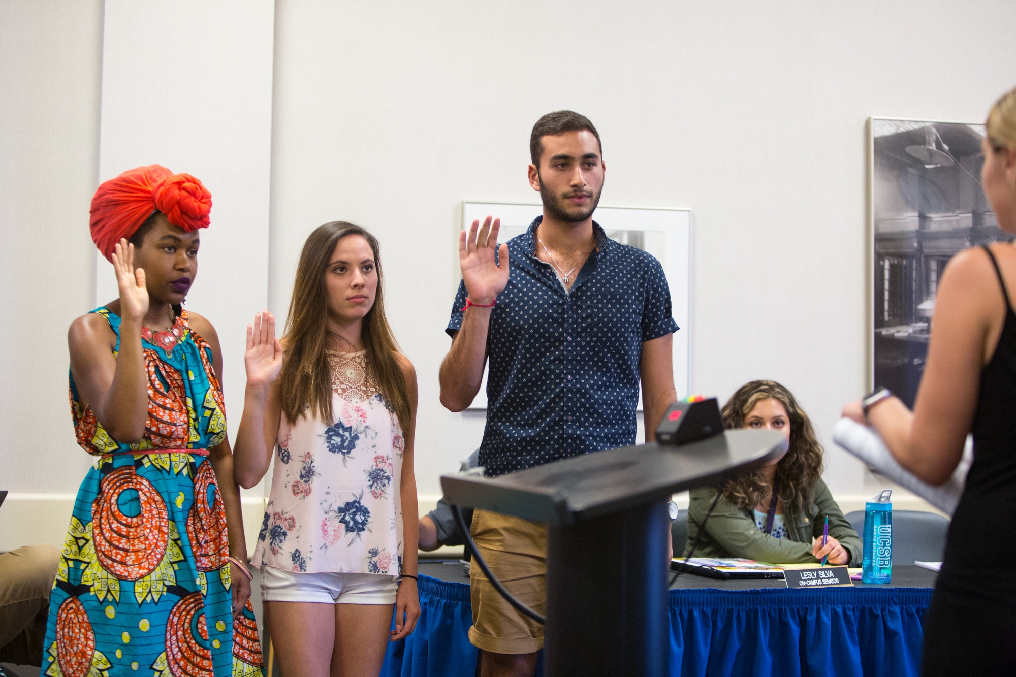 Remaining Senators Sworn In at First Senate | The Daily Nexus