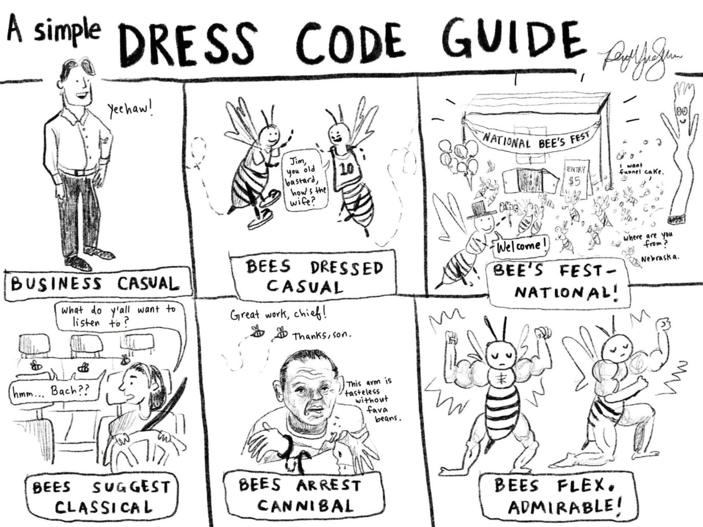 Comic: Dress Code Guide | The Daily Nexus